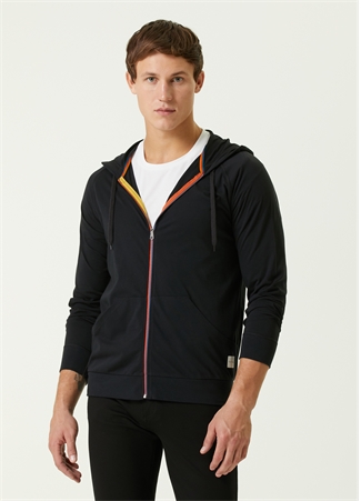 Paul Smith Erkek Siyah Kapüşonlu Logo Detaylı Sweatshirt M EU Paul Smith Erkek Siyah Kapüşonlu Logo Detaylı Sweatshirt M EU