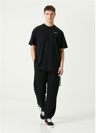 Off-White Erkek Siyah Logolu Jogger Eşofman Altı S EU Off-White Erkek Siyah Logolu Jogger Eşofman Altı S EU