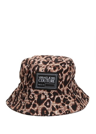 Versace Jeans Couture Kadın Leopar Desenli Logolu Şapka Kahverengi S Eu Versace Jeans Couture Kadın Leopar Desenli Logolu Şapka Kahverengi S Eu