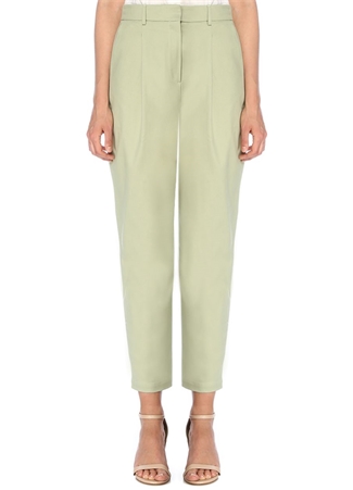 Beymen Studio Kadın Yeşil Yüksek Bel Pilili Cigarette Pantolon 40