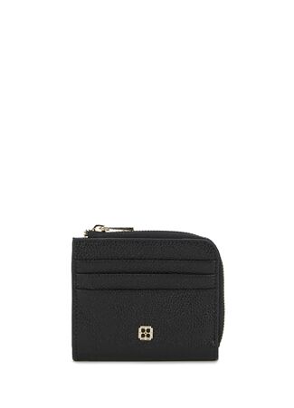 Beymen Hediye Kadın Siyah Dokulu Deri Kartlık EU