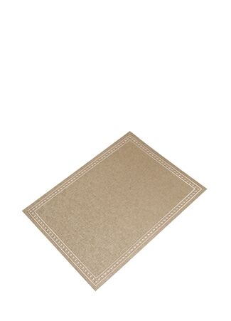 Luxuria Victoria Taba Kenarları Nakışlı Peçete Kahverengi