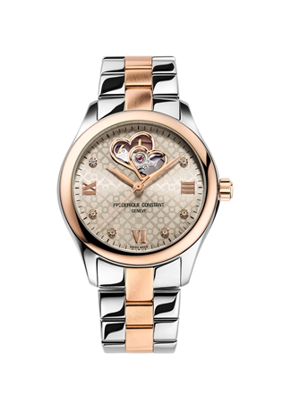 Frederique Constant Kadın Double Heart Beat Fc-30lgdhb3b2b Saat Eu Frederique Constant Kadın Double Heart Beat Fc-30lgdhb3b2b Saat Eu