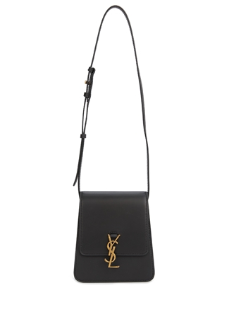 Kadın Kaia Siyah Deri Omuz Çantası EU Kadın Kaia Siyah Deri Omuz Çantası EU