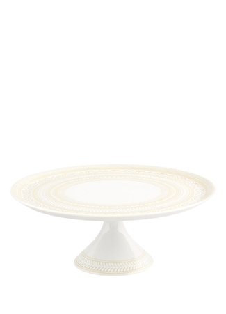 Vista Alegre Atlantis Ivory Small Beyaz Porselen Kek Standı Bej Vista Alegre Atlantis Ivory Small Beyaz Porselen Kek Standı Bej