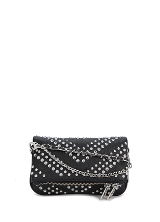 Zadig&Voltaire Kadın Rock Nano Arrow Studs Siyah Deri El Portföyü EU Zadig&Voltaire Kadın Rock Nano Arrow Studs Siyah Deri El Portföyü EU