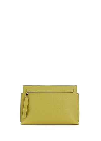 Loewe Kadın Sarı Logo Deri El Portföyü EU