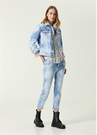 Dsquared2 Kadın Mavi Jean Pantolon 36 IT Dsquared2 Kadın Mavi Jean Pantolon 36 IT