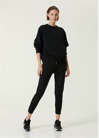 Bassigue Kadın Siyah Skinny Eşofman Altı L EU