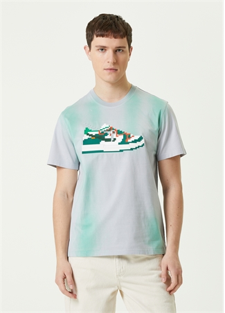 8-Bit by Mhrs Erkek Yeşil Degradeli Figür Detaylı T-shirt S EU 8-Bit by Mhrs Erkek Yeşil Degradeli Figür Detaylı T-shirt S EU