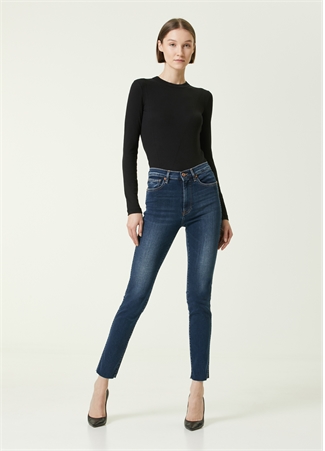 3x Kadın Slim Fit Lacivert Jean Pantolon 26 US 3x Kadın Slim Fit Lacivert Jean Pantolon 26 US