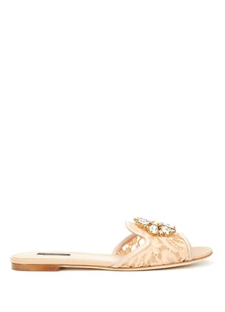 Dolce&Gabbana Kadın Bianca Bej Terlik 36 EU