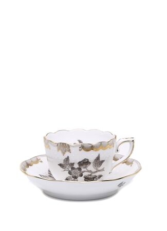 Herend Queen Victoria Porselen Kahve Fincanı Siyah