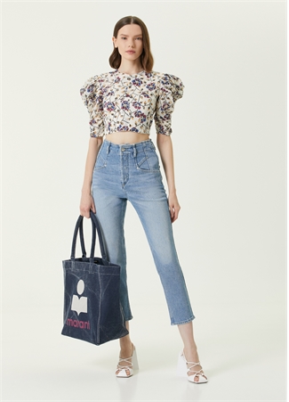 Isabel Marant Kadın Niliane Slim Fit Mavi Jean Pantolon 36 FR Isabel Marant Kadın Niliane Slim Fit Mavi Jean Pantolon 36 FR