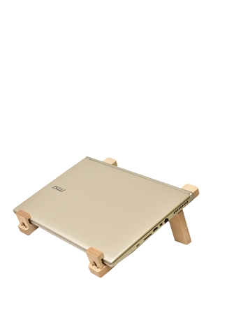 Tufetto Mahi Laptop Ve Telefon Standı Bej Tufetto Mahi Laptop Ve Telefon Standı Bej