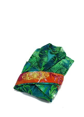 Versace Yeşil Orman Baskılı Bornoz