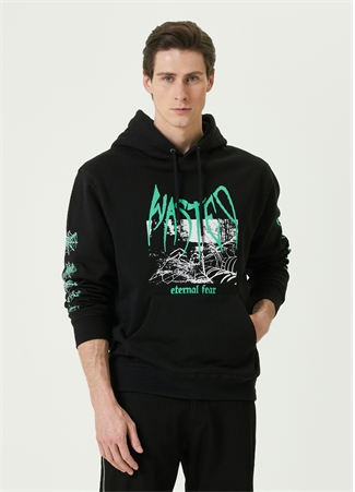 Wasted Erkek Fear Siyah Kapüşonlu Sweatshirt Xs Eu Wasted Erkek Fear Siyah Kapüşonlu Sweatshirt Xs Eu