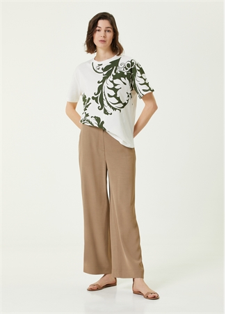 Beymen Collection Kadın Vizon Yüksek Bel Dökümlü Pantolon Bej 42 EU Beymen Collection Kadın Vizon Yüksek Bel Dökümlü Pantolon Bej 42 EU