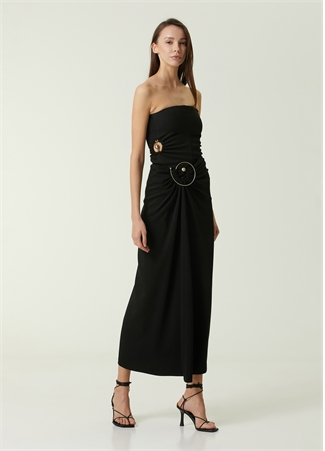 Christopher Esber Kadın Siyah Aksesuar Detaylı Maksi Etek 6 US Christopher Esber Kadın Siyah Aksesuar Detaylı Maksi Etek 6 US