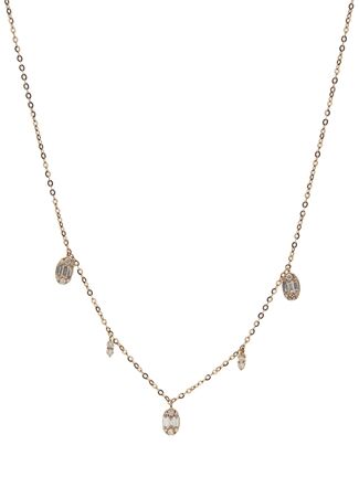 Collection Kadın Taşlı Altın Rengi Kolye EU