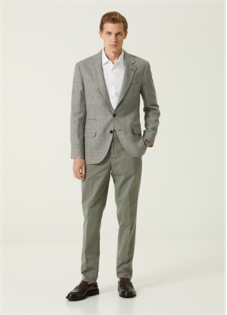 Brunello Cucinelli Erkek Yeşil Normal Bel Pantolon Haki 54 IT Brunello Cucinelli Erkek Yeşil Normal Bel Pantolon Haki 54 IT