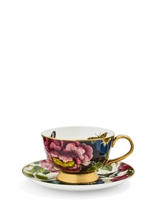 Spode Colorblocked Desenli Çay Fincan Seti Çok Renkli Spode Colorblocked Desenli Çay Fincan Seti Çok Renkli