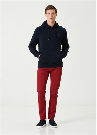 Isaia Erkek Kırmızı Pantolon 48 IT