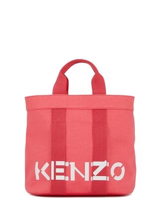 Kenzo Kadın Pembe Logo Baskılı Alışveriş Çantası EU