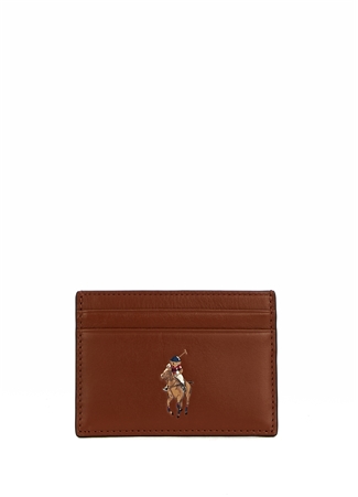 Polo Ralph Lauren Kadın Taba Logolu Deri Kartlık Turuncu EU Polo Ralph Lauren Kadın Taba Logolu Deri Kartlık Turuncu EU