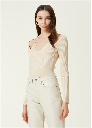 Jonathan Simkhai Kadın Bluz Bej Xs Eu Jonathan Simkhai Kadın Bluz Bej Xs Eu