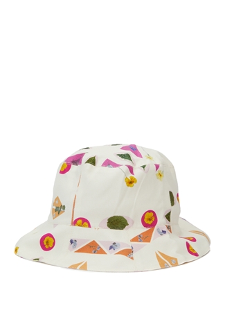Victoria by Beckham Kadın Colorblocked Karışık Desenli Şapka EU