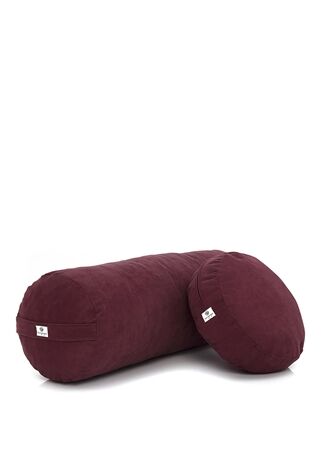 Nui Yoga Mürdüm Bolster Ve Meditasyon Minderi Bordo Eu Nui Yoga Mürdüm Bolster Ve Meditasyon Minderi Bordo Eu