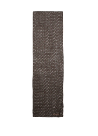 Corneliani Erkek Colorblocked Desenli Yün Atkı EU Corneliani Erkek Colorblocked Desenli Yün Atkı EU