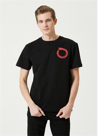 Cult of Cuddle Erkek Siyah Baskı Detaylı T-shirt S EU Cult of Cuddle Erkek Siyah Baskı Detaylı T-shirt S EU