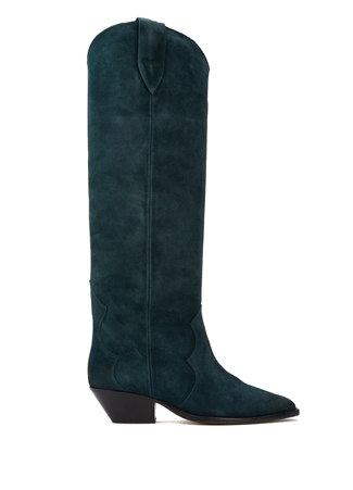 Isabel Marant Kadın Yeşil Deri Çizme Mavi 36 EU Isabel Marant Kadın Yeşil Deri Çizme Mavi 36 EU