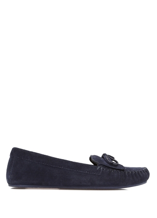 Beymen Collection Kadın Pantofla Lacivert Bağcık Detaylı Süet Ev Aya 35 Beymen Collection Kadın Pantofla Lacivert Bağcık Detaylı Süet Ev Aya 35