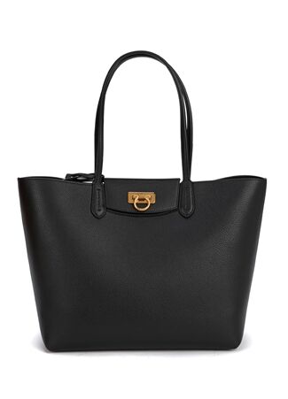 Salvatore Ferragamo Kadın Siyah Deri Çanta EU