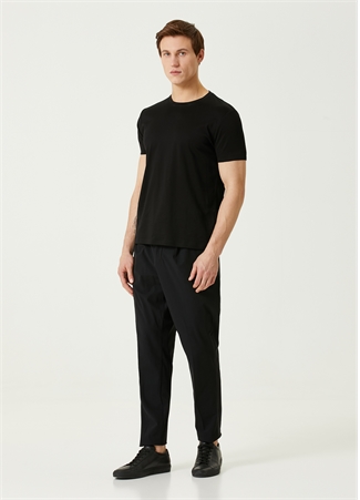 Z Zegna Erkek Siyah Beli Kordonlu Pilili Pantolon 54 IT Z Zegna Erkek Siyah Beli Kordonlu Pilili Pantolon 54 IT