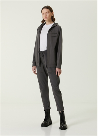 Brunello Cucinelli Kadın Antrasit İşlemeli Cepli Eşofman Altı Gri XXS EU Brunello Cucinelli Kadın Antrasit İşlemeli Cepli Eşofman Altı Gri XXS EU