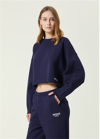 Rotate Sunday Kadın SWEATSHIRT Lacivert S EU Rotate Sunday Kadın SWEATSHIRT Lacivert S EU