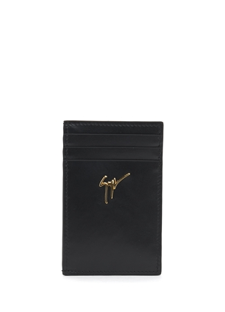 Giuseppe Zanotti Erkek Siyah Gold Logolu Deri Kartlık Eu Giuseppe Zanotti Erkek Siyah Gold Logolu Deri Kartlık Eu