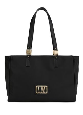 Love Moschino Kadın Siyah Logo Detaylı Çanta EU