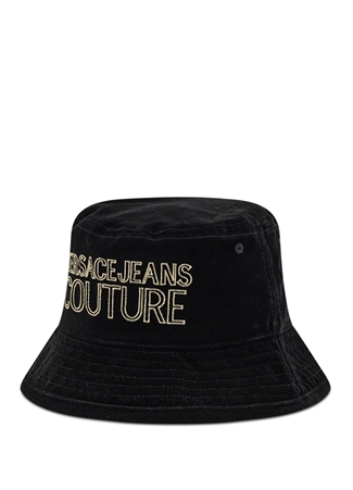 Versace Jeans Couture Kadın Siyah Logolu Şapka S EU
