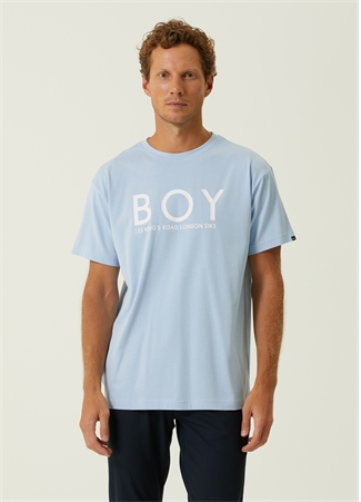 Boy London Erkek Mavi Logo Baskılı Basic T-shirt XS EU Boy London Erkek Mavi Logo Baskılı Basic T-shirt XS EU
