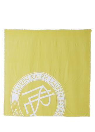 Lauren Ralph Kadın Sarı Logo Detaylı Şal EU