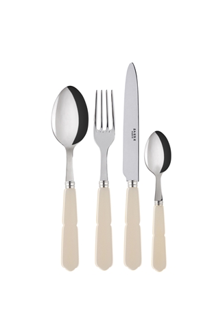 Sabre Gustave Pembe 24 Parça Çatal Bıçak Takımı Bej Sabre Gustave Pembe 24 Parça Çatal Bıçak Takımı Bej
