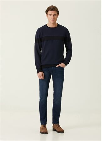 Network Erkek Slim Fit Lacivert Denim Pantolon 3-30 EU