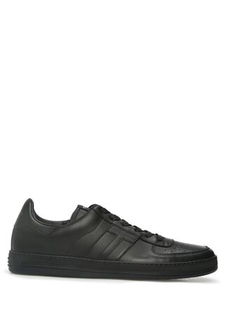 Tom Ford Erkek Radcliffe Siyah Deri Sneaker 0 UK