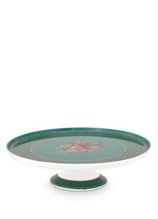 Pip Studio Winter Wonderland Yeşil Porselen Mini Kek Standı