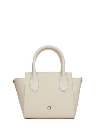 Beymen Kadın Natural Ekru Logolu El Çantası Bej EU